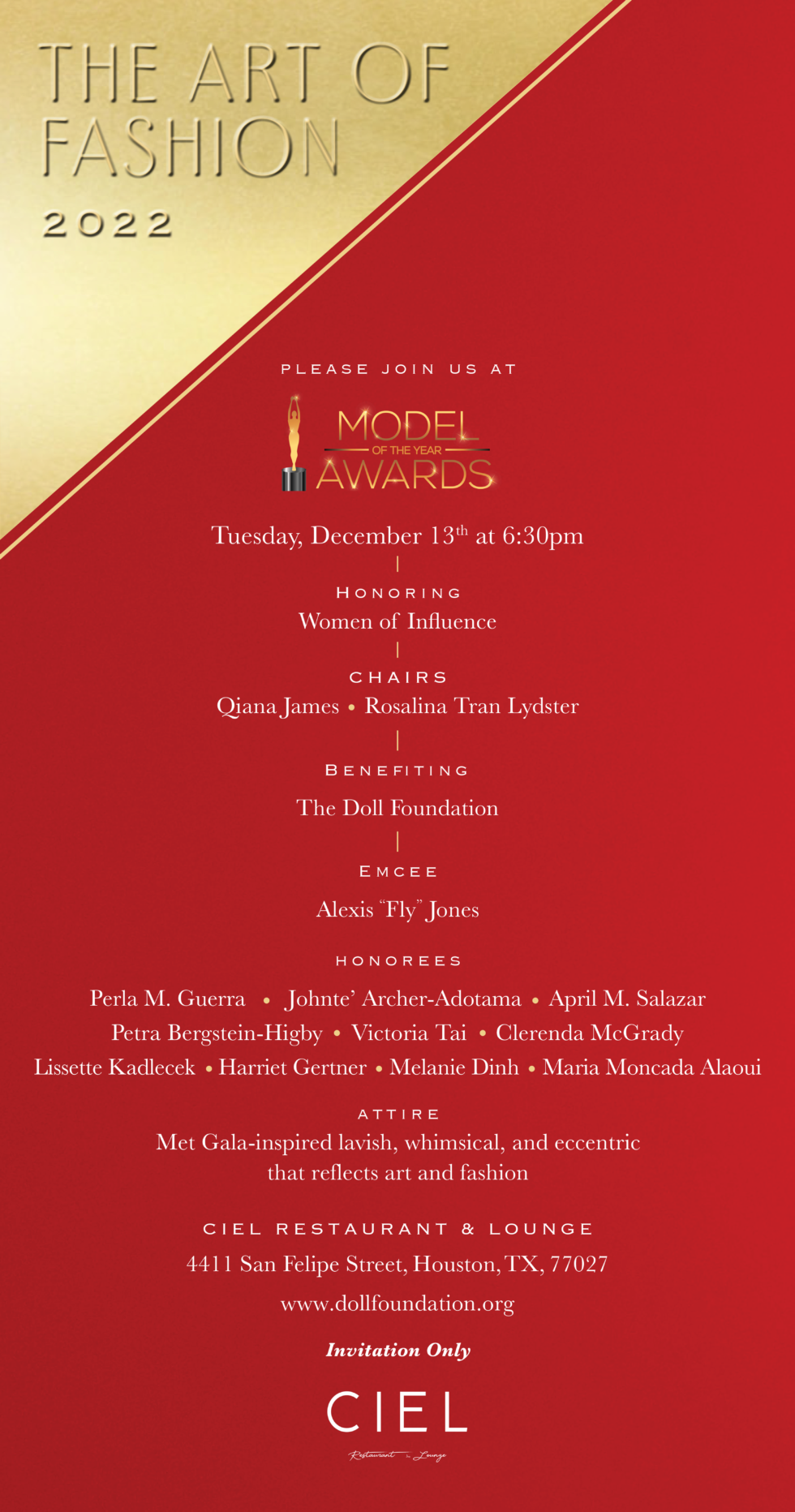 Model of the Year Awards - The Social Book - Houston